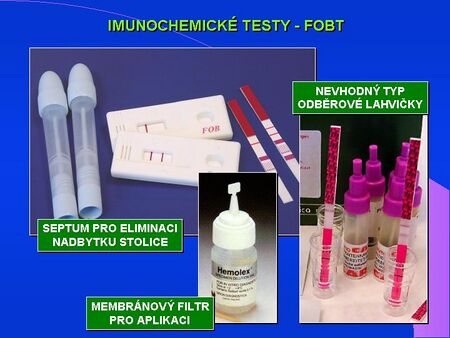 Immunochemical test for blood in feces - WikiLectures